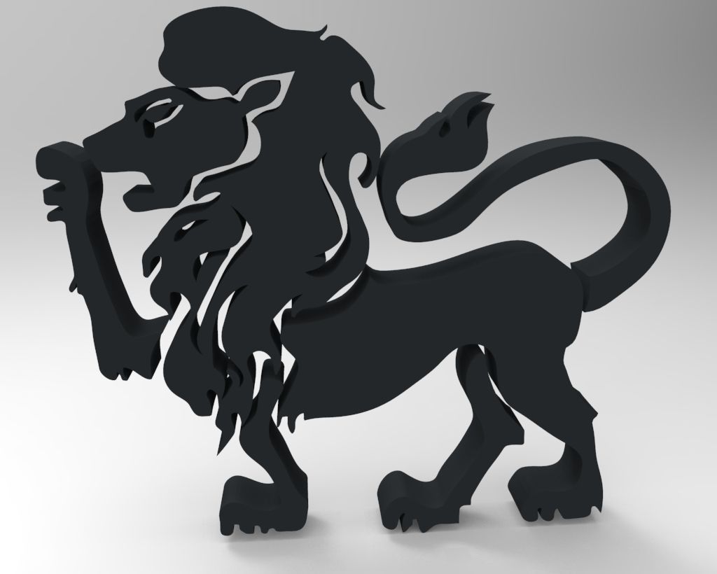 Leo 3d print model lion free 3D model 3D printable | CGTrader