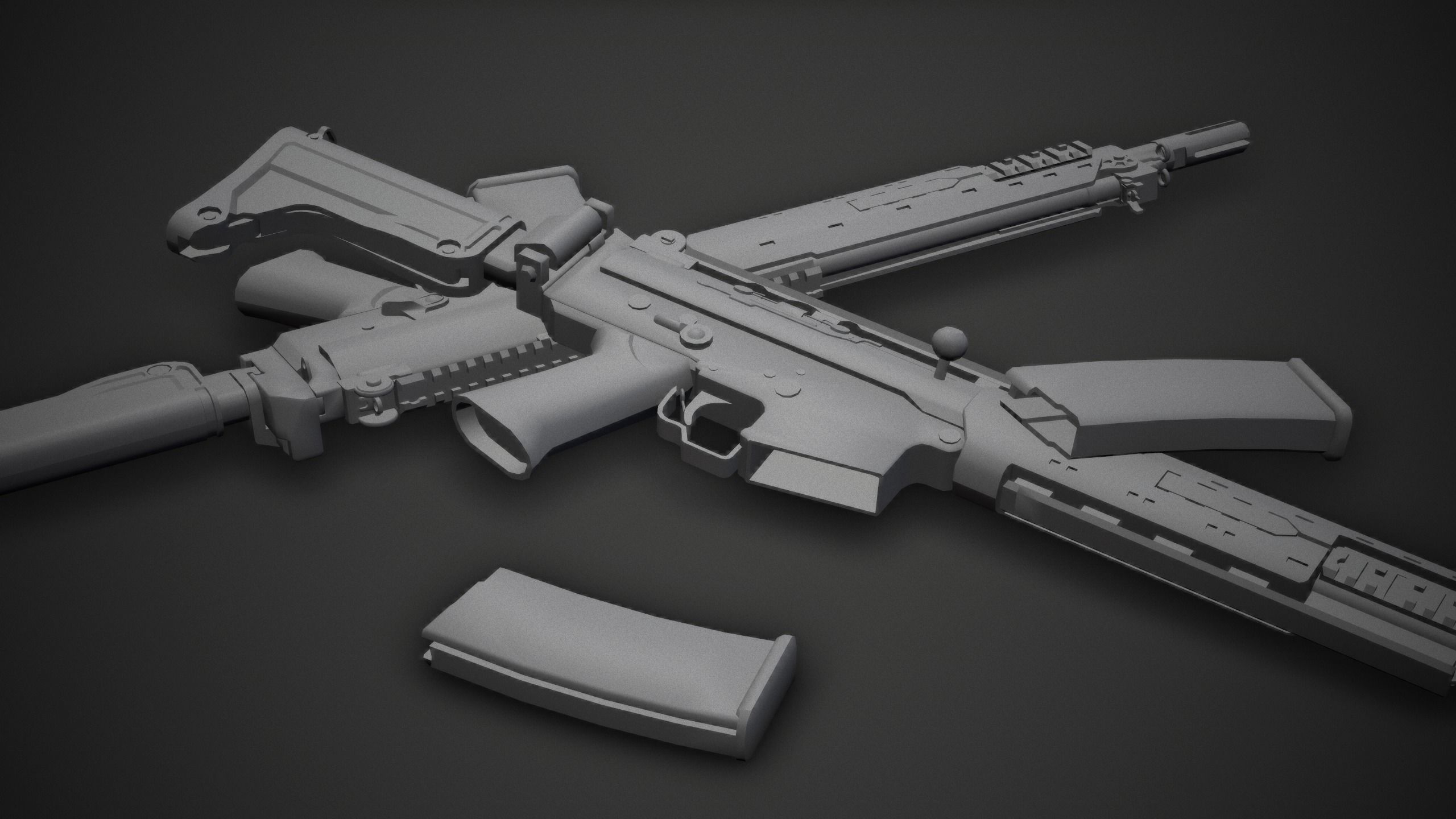 3D model AK5C Rifle VR / AR / low-poly | CGTrader