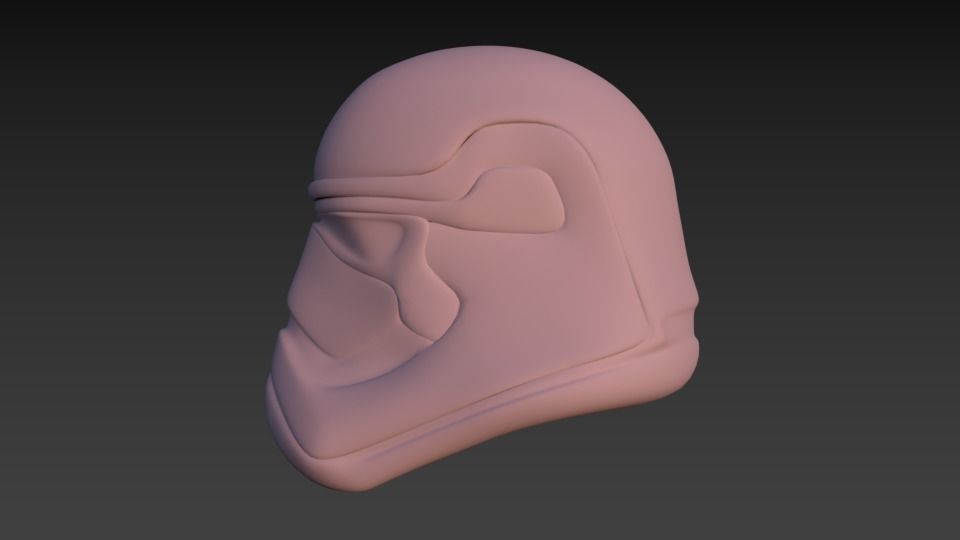 First Order Stormtrooper Helmet 3D model | CGTrader