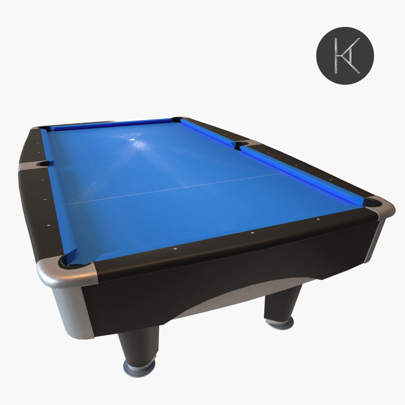 3D model Brunswick Metro Pool Table VR / AR / low-poly | CGTrader