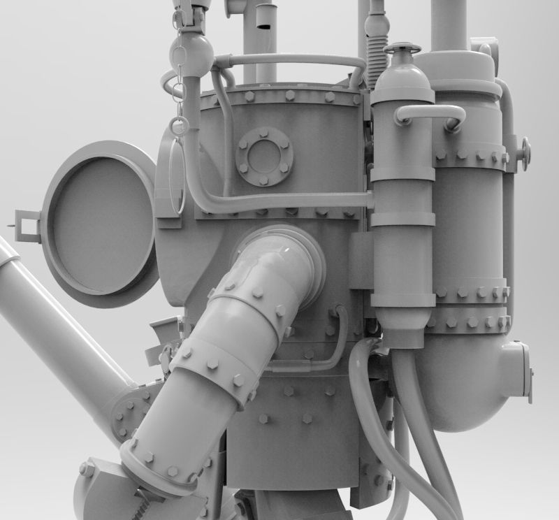 Steampunk Robot 3D model rigged | CGTrader