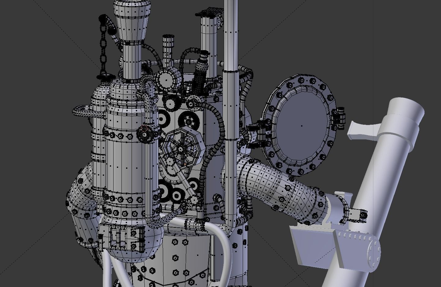 Steampunk Robot 3D model rigged | CGTrader
