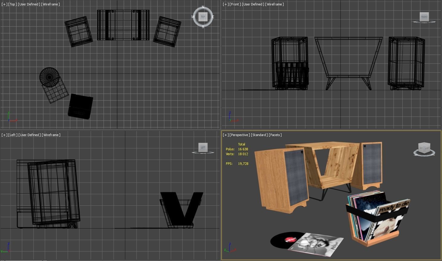 3D model Set Music VR / AR / low-poly | CGTrader
