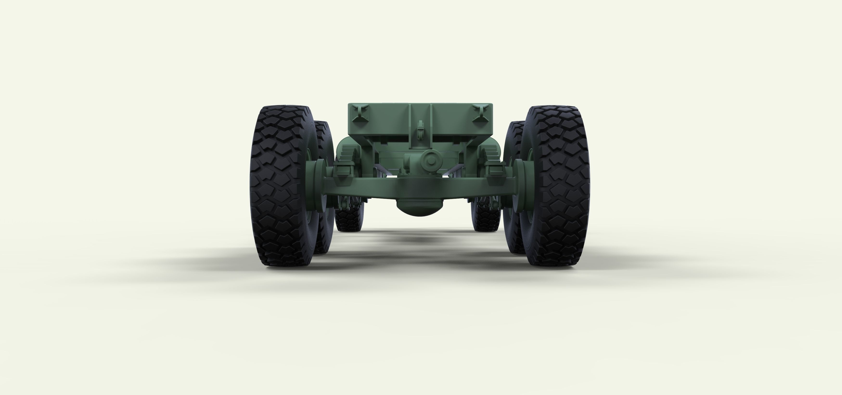 Chassis 6x6 3D model | CGTrader