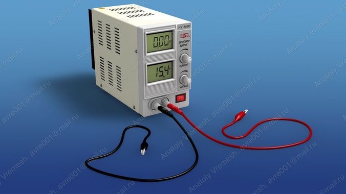 Laboratory power supply Mastech HY1803D 3D model rigged | CGTrader