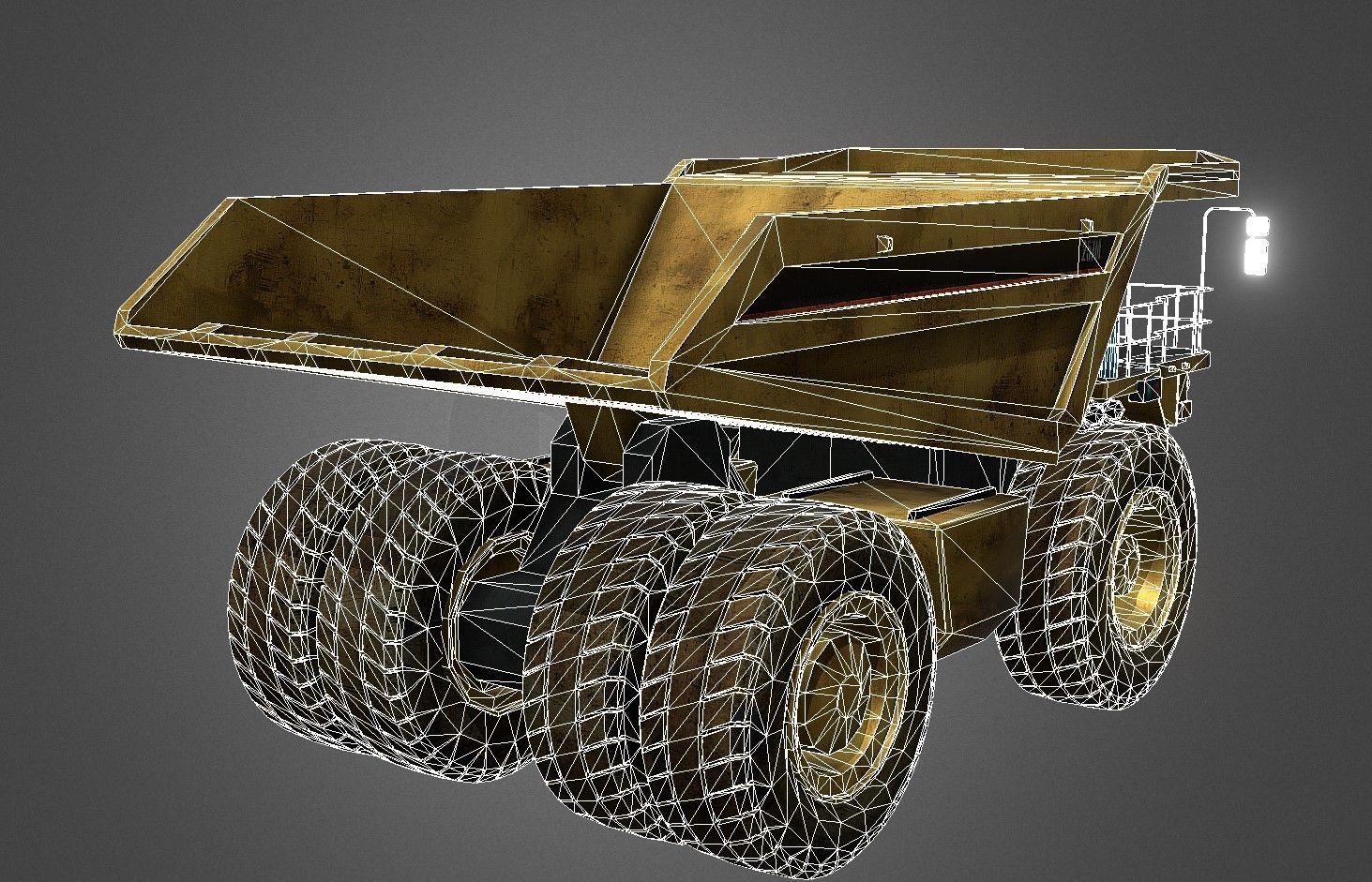 Dumper tip truck 3D model | CGTrader