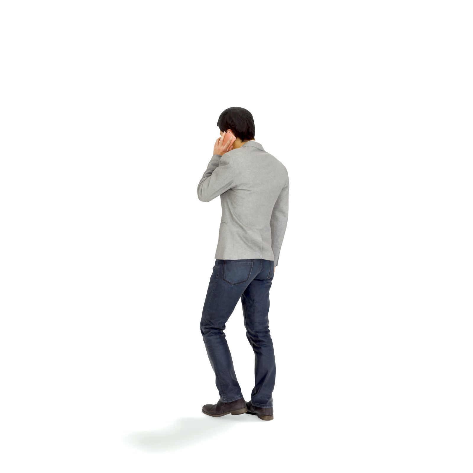 Man Talking on the Phone CMan0320-HD2-O04P01-S 3D model | CGTrader