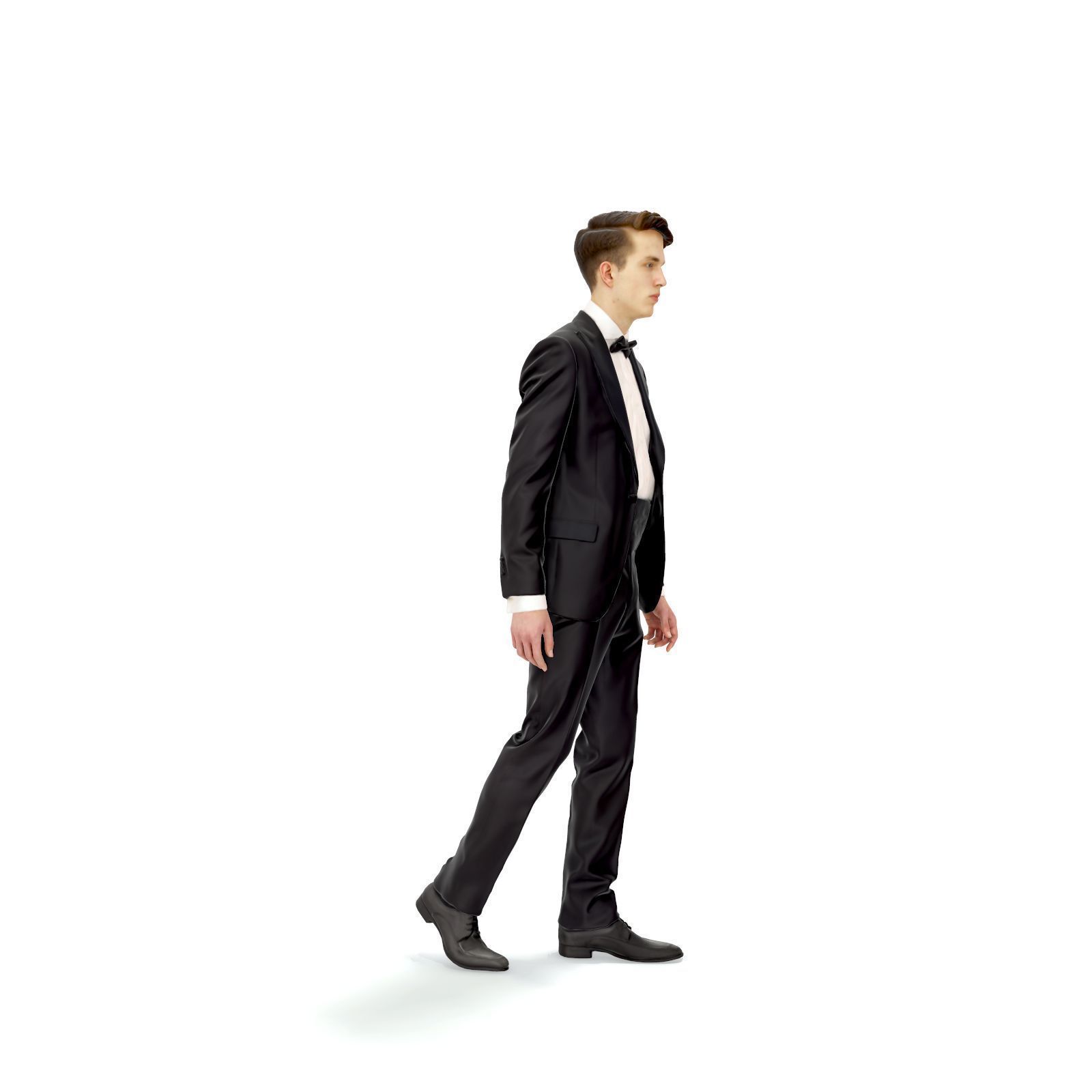 Elegant Man with Tuxedo Walking EMan0312-HD2-O06P01-S 3D model | CGTrader