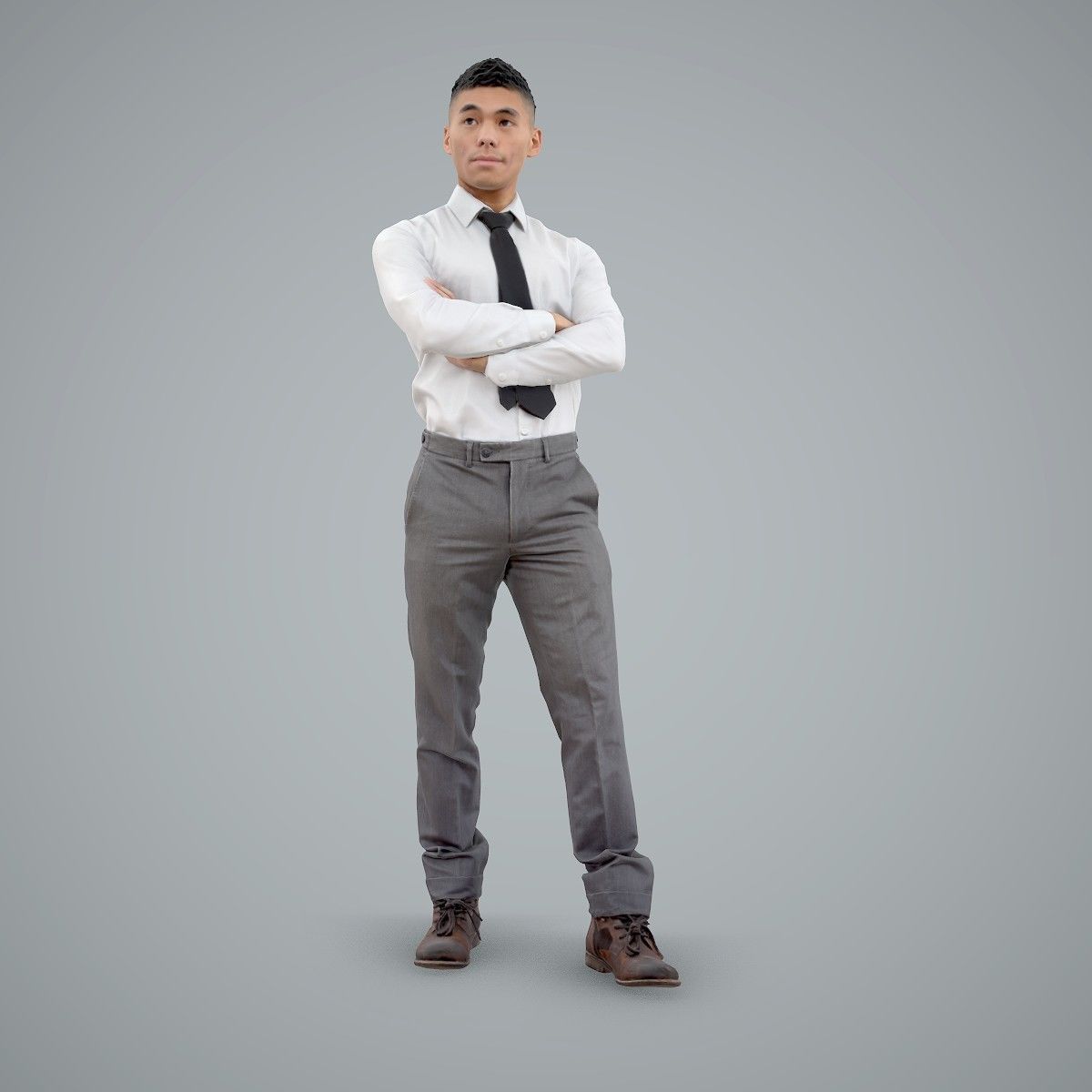 Standing Cross-Arm Business Man BMan0101-HD2-O01P01-S 3D model | CGTrader