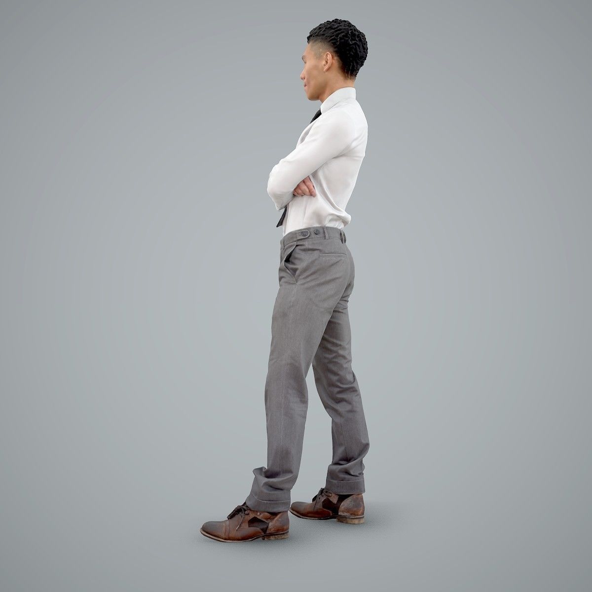 Standing Cross-Arm Business Man BMan0101-HD2-O01P01-S 3D model | CGTrader