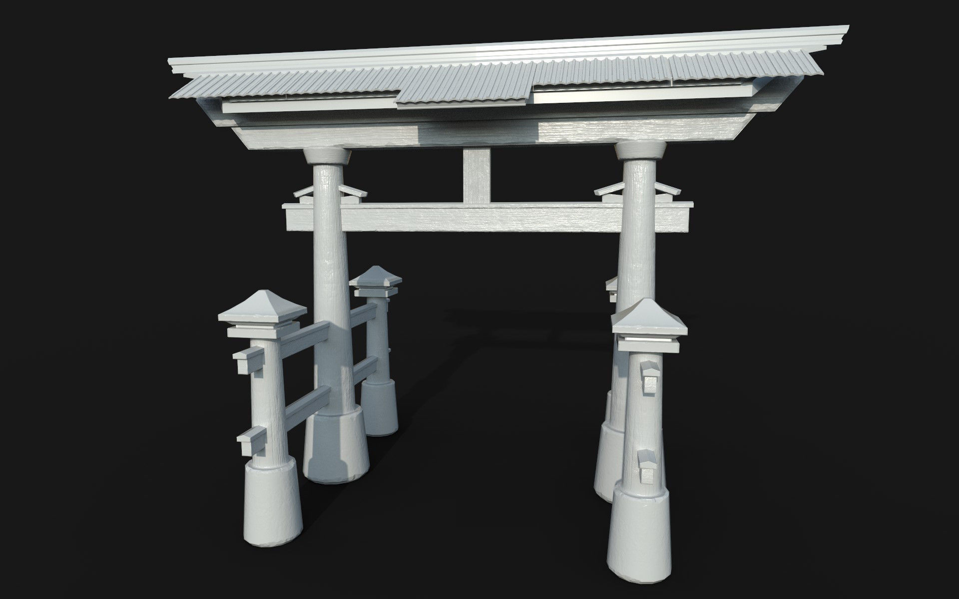 3D model Japanese Shrine Gate Torri VR / AR / low-poly | CGTrader
