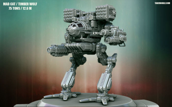 High-Poly Mechwarrior at - t 3D model | CGTrader