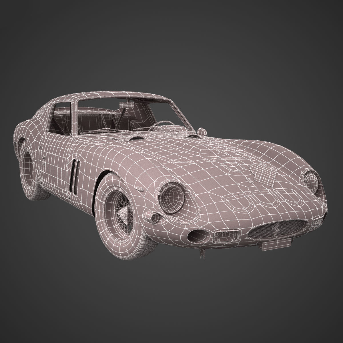 Ferrari 250 GTO - 4219GT - Complete 3D model | CGTrader
