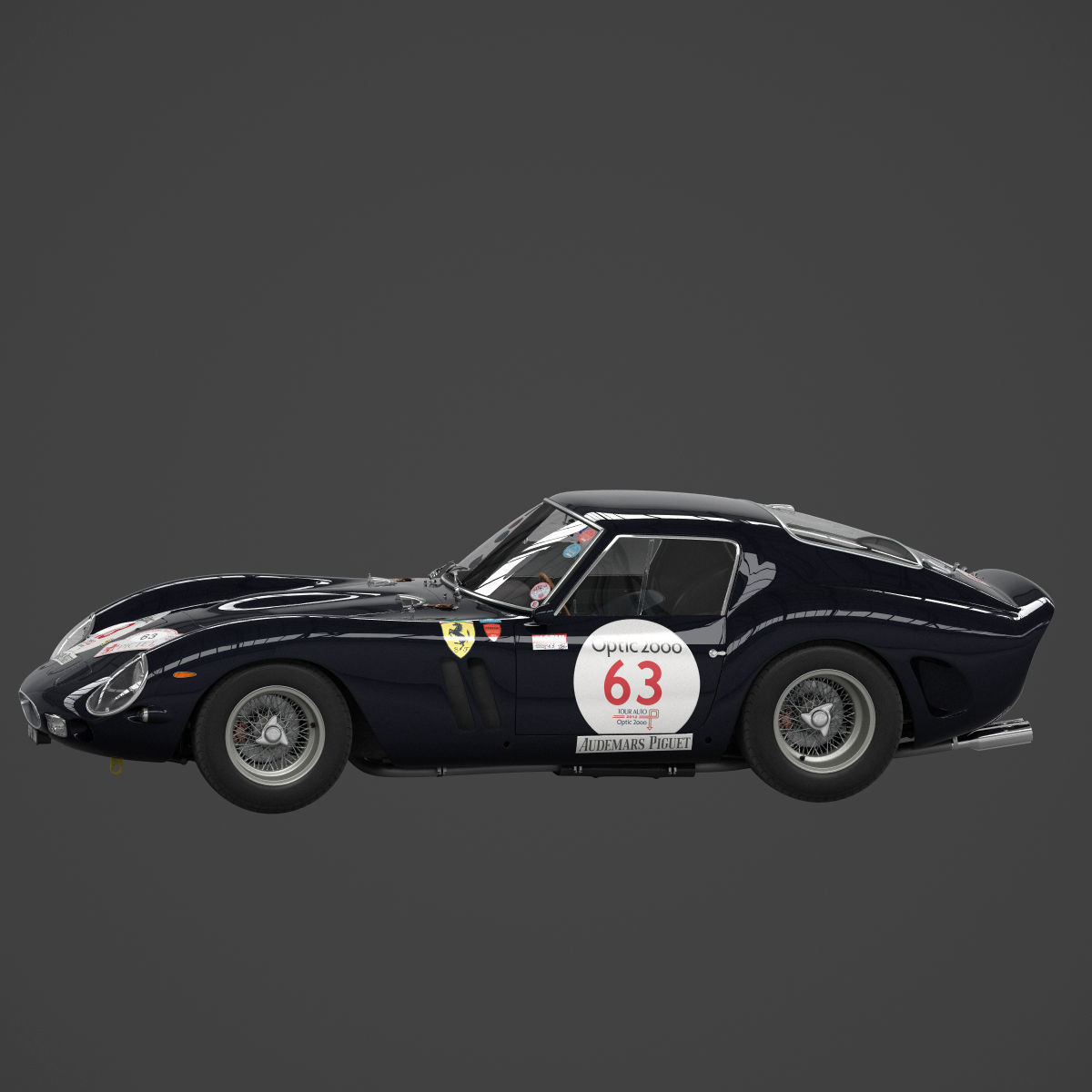Ferrari 250 GTO - 4219GT - Complete 3D model | CGTrader