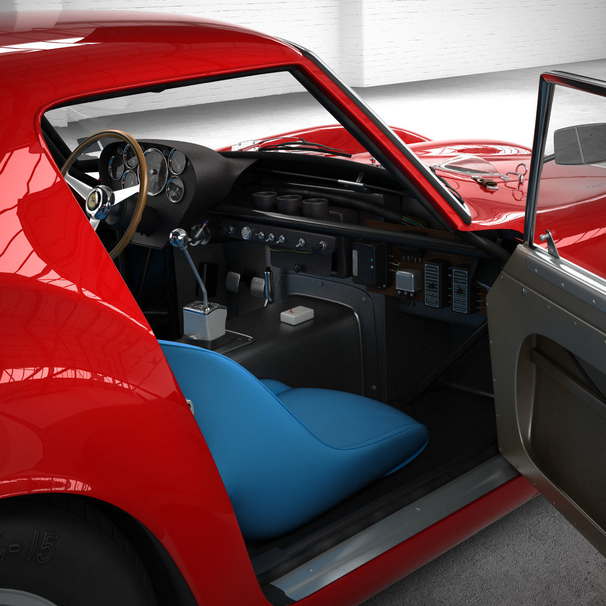 Ferrari 250 GTO - 5111GT - No Engine 3D model | CGTrader