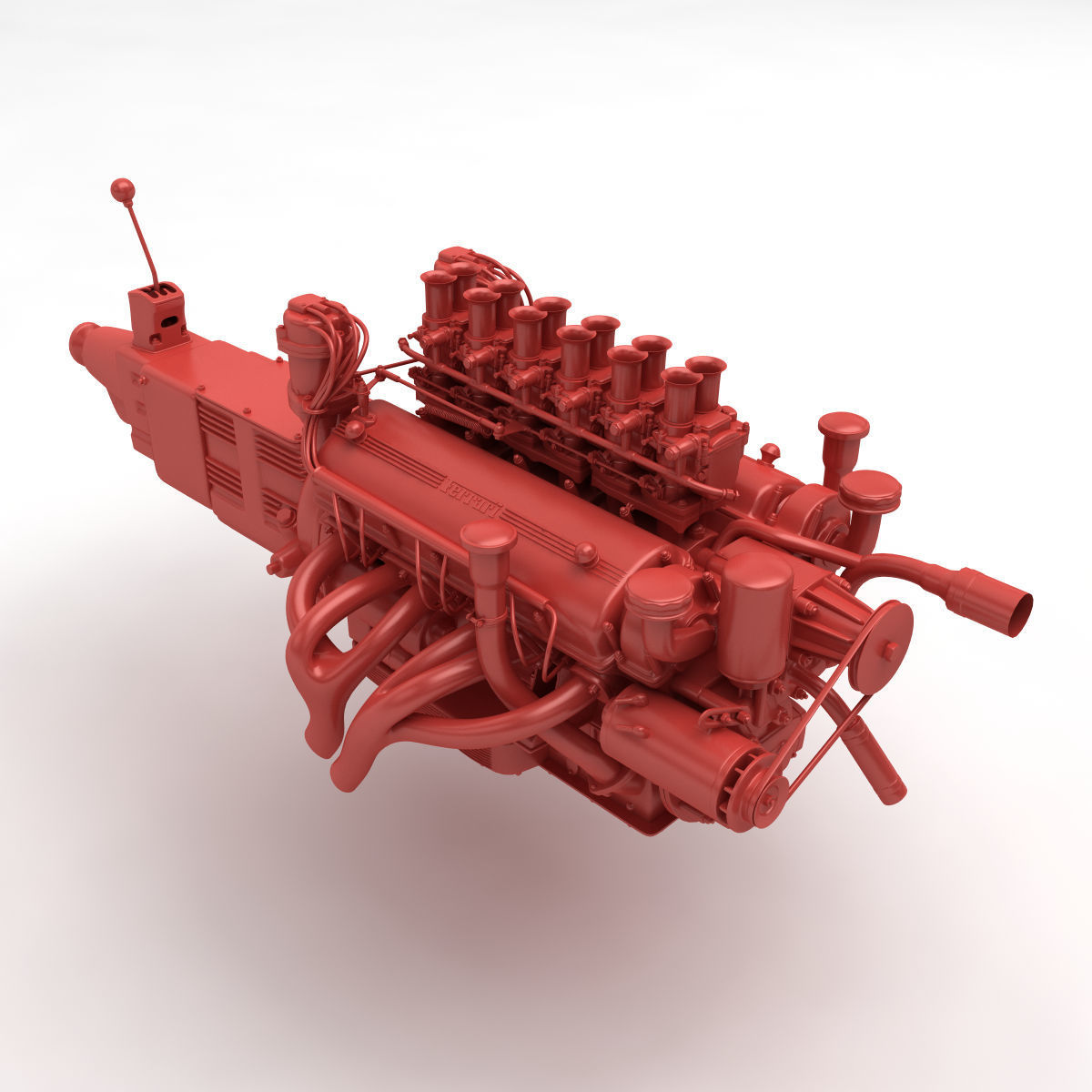 Ferrari Colombo 250 Engine - 3 liter 3D model | CGTrader