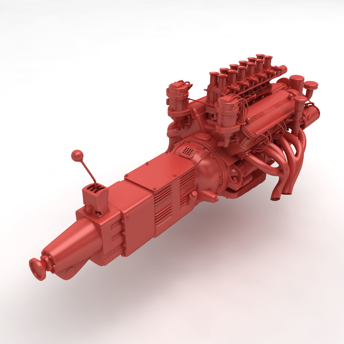 Ferrari Colombo 250 Engine - 3 liter 3D model | CGTrader
