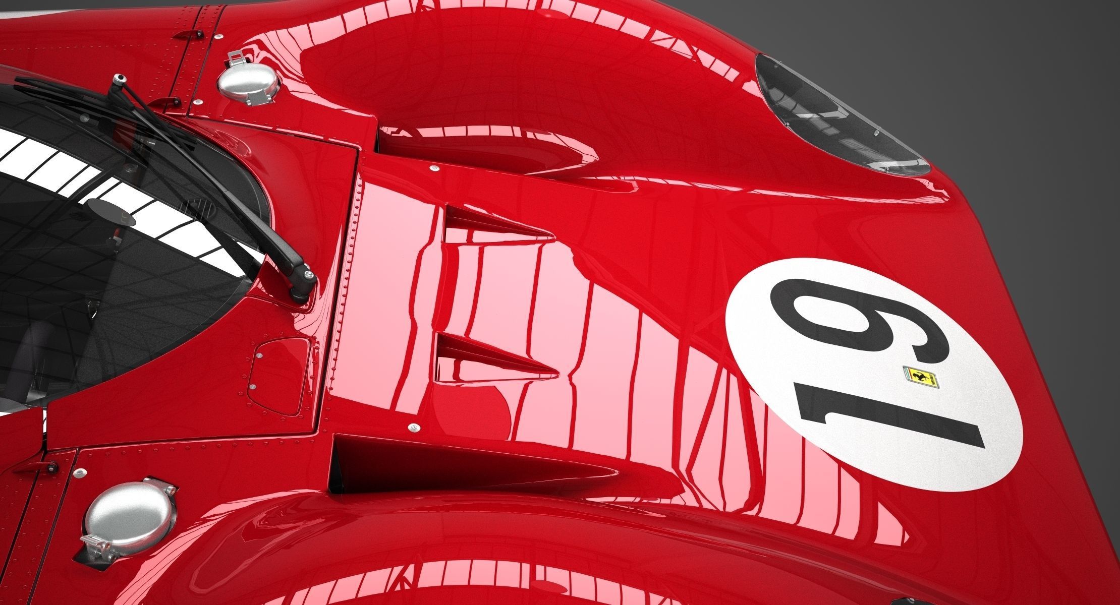 Ferrari 312 P Berlinetta 0868 - Classic 3D model | CGTrader