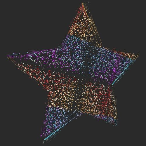 Colorful Star Explosion 3D model | CGTrader