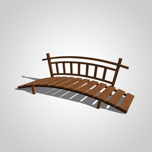 Wooden Bridge 3D model | CGTrader