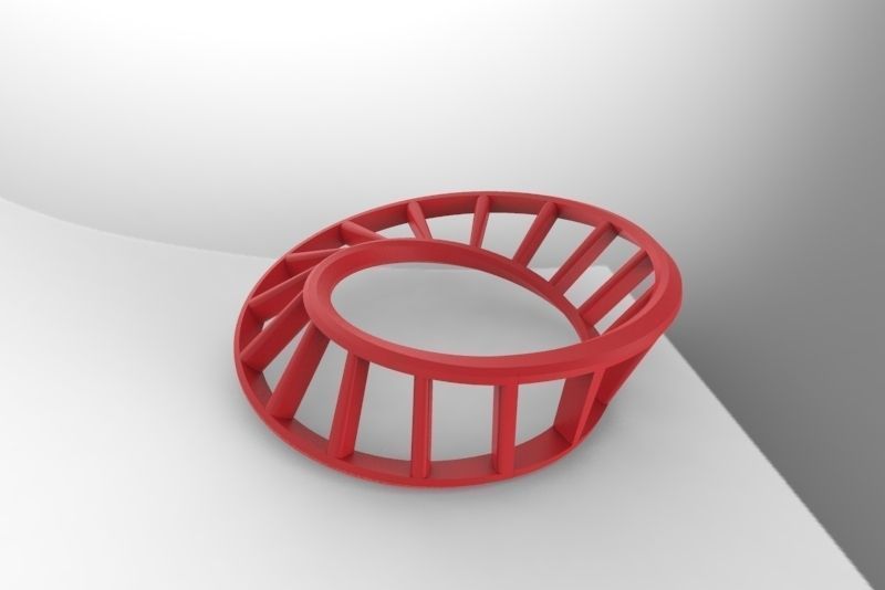 Mobius Strip 3D Model 3D printable STL - CGTrader.com