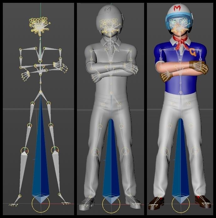 Speed Racer - Go Mifune - Meteoro 3D model animated rigged | CGTrader