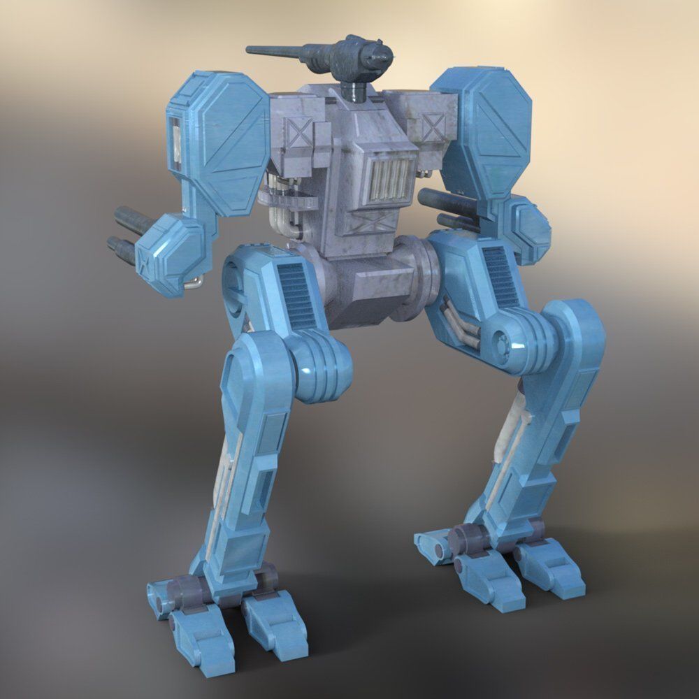 Hawksclaw Robot Mech fbx format 3D model rigged | CGTrader