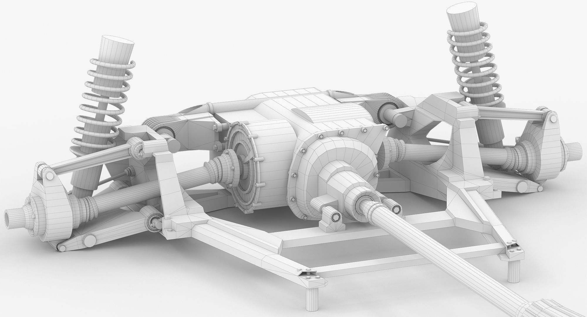 3D model Ferrari Chassis FF - V12 Engine Tipo F133E AWD - Disassembled ...