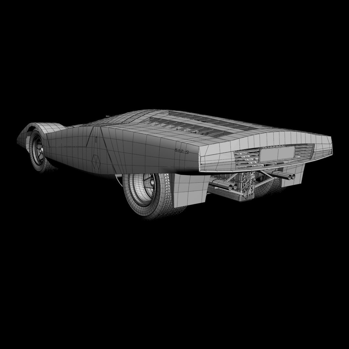 Ferrari 512S Berlinetta Speciale concept 3D model | CGTrader