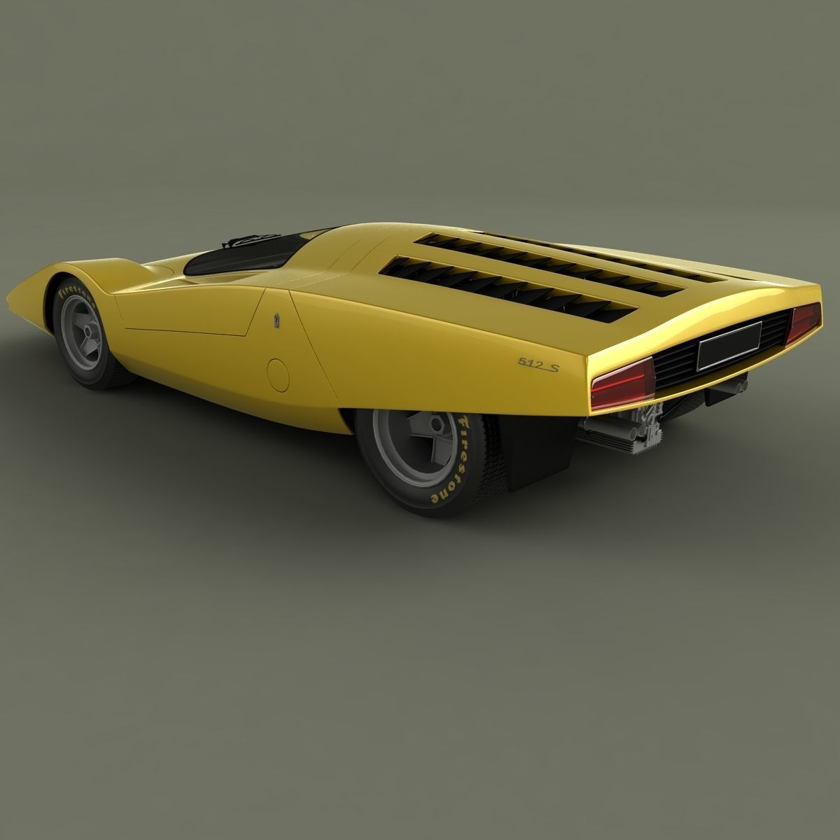 Ferrari 512S Berlinetta Speciale concept 3D model | CGTrader