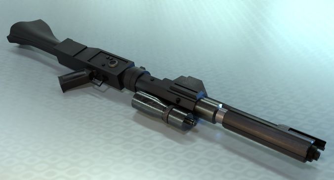 DC-15A Blaster rifle 3D model | CGTrader