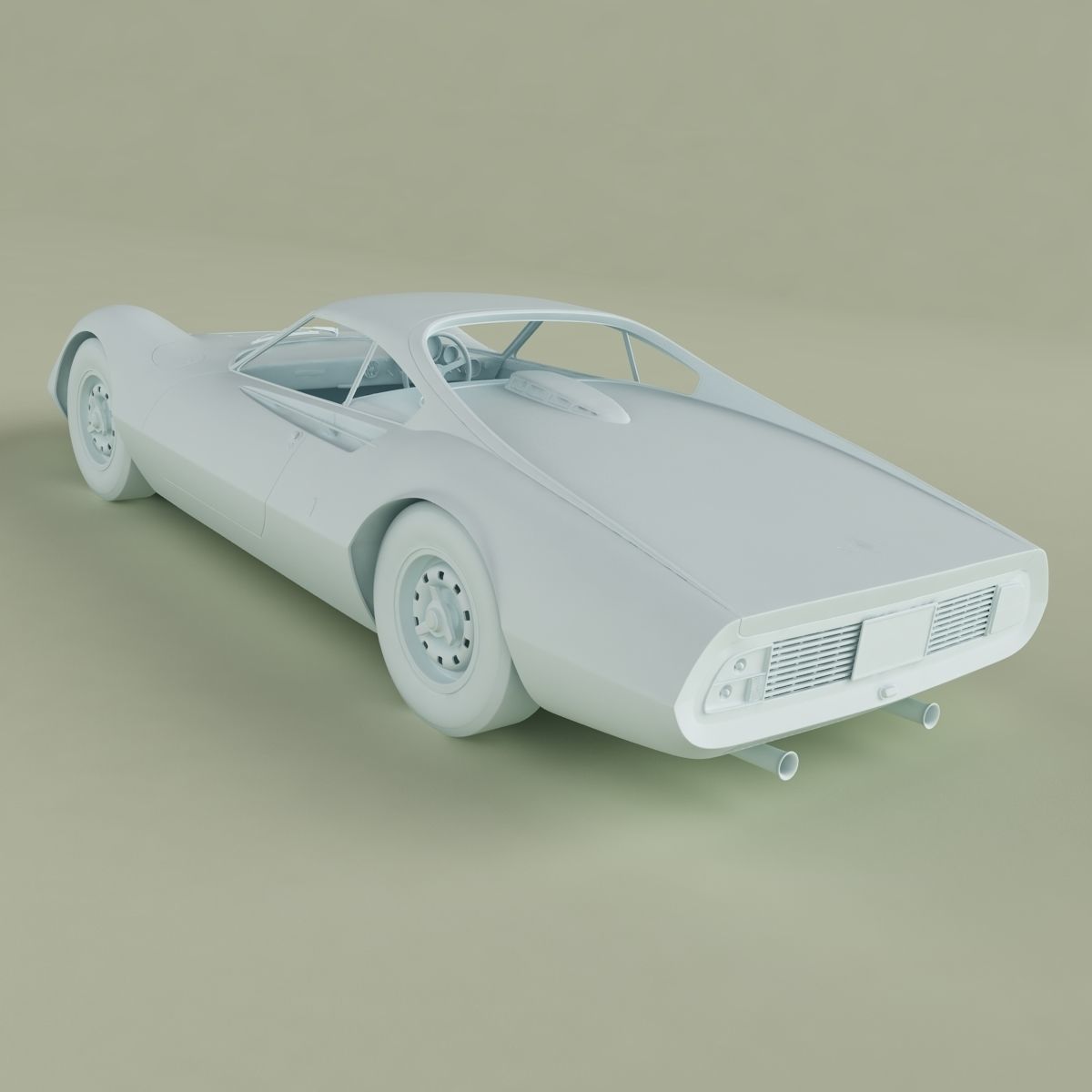 Ferrari 206 P Dino Pininfarina Berlinetta Speciale 3D model | CGTrader