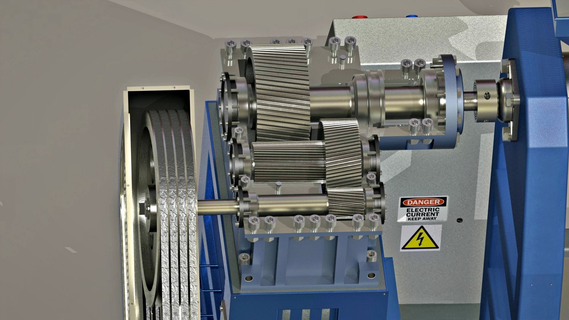 Plastic pipes extrusion machine free 3D model animated rigged | CGTrader