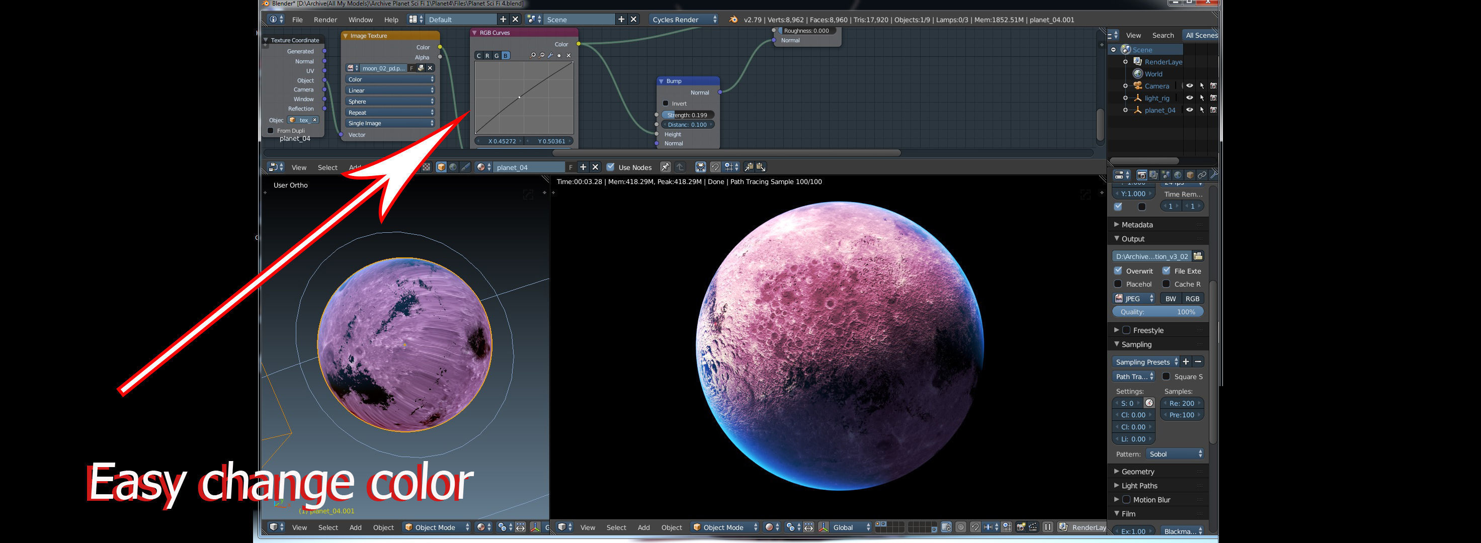 3D model Planet Sci Fi VR / AR / low-poly | CGTrader