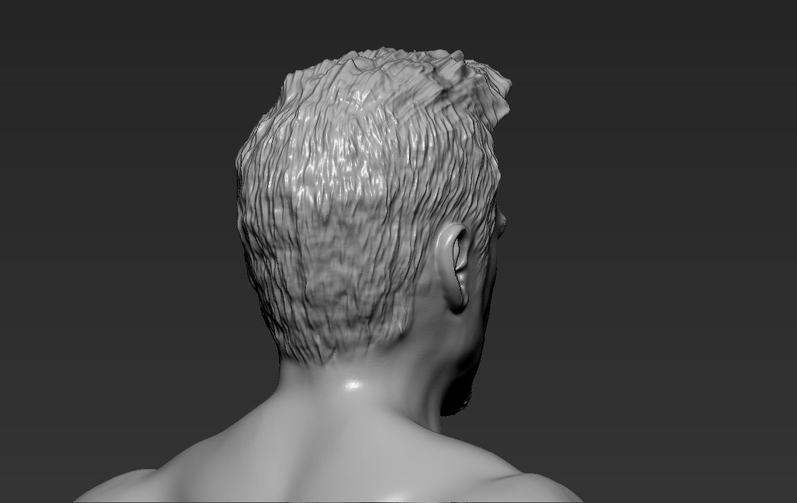 Tyler Durden Brad Pitt from Fight Club 3D printing ready 3D model 3D ...