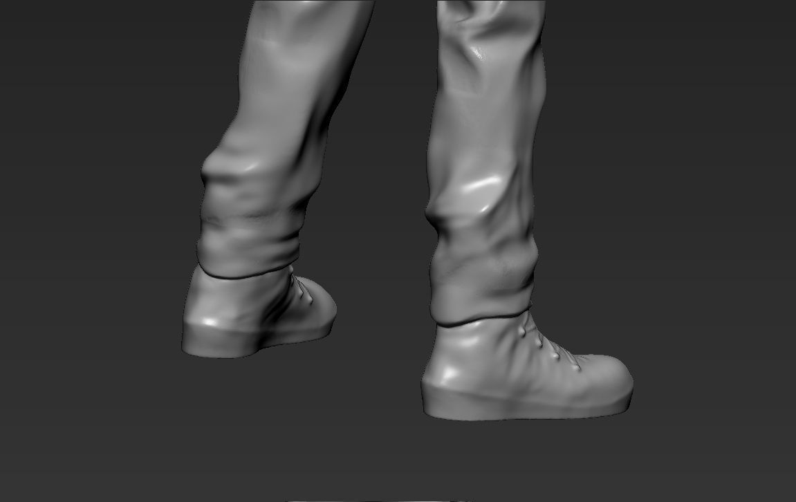 Tyler Durden Brad Pitt from Fight Club 3D printing ready 3D model 3D ...