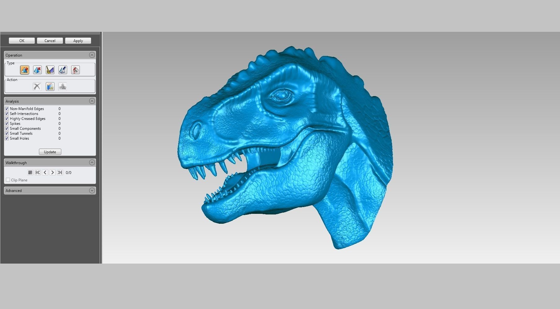T-Rex Head 3D model for print 3D model 3D printable | CGTrader