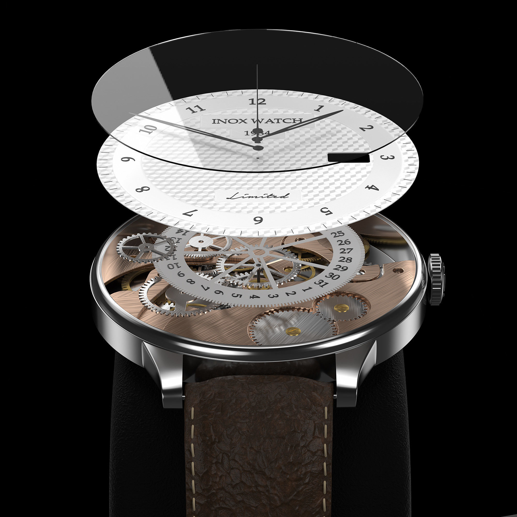 Generic watch for visualization 3D model | CGTrader