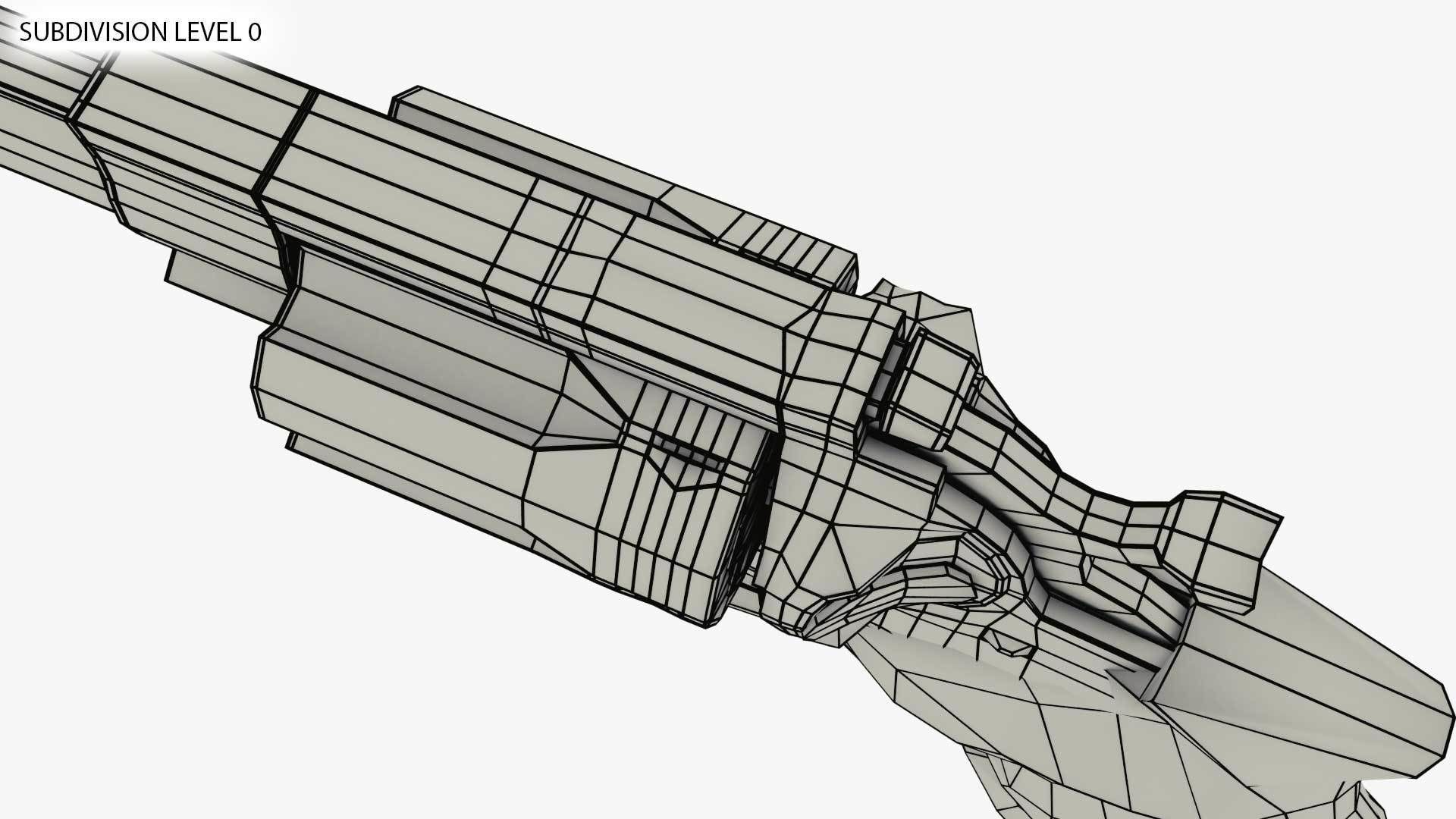 3D model Revolver Handgun VR / AR / low-poly | CGTrader