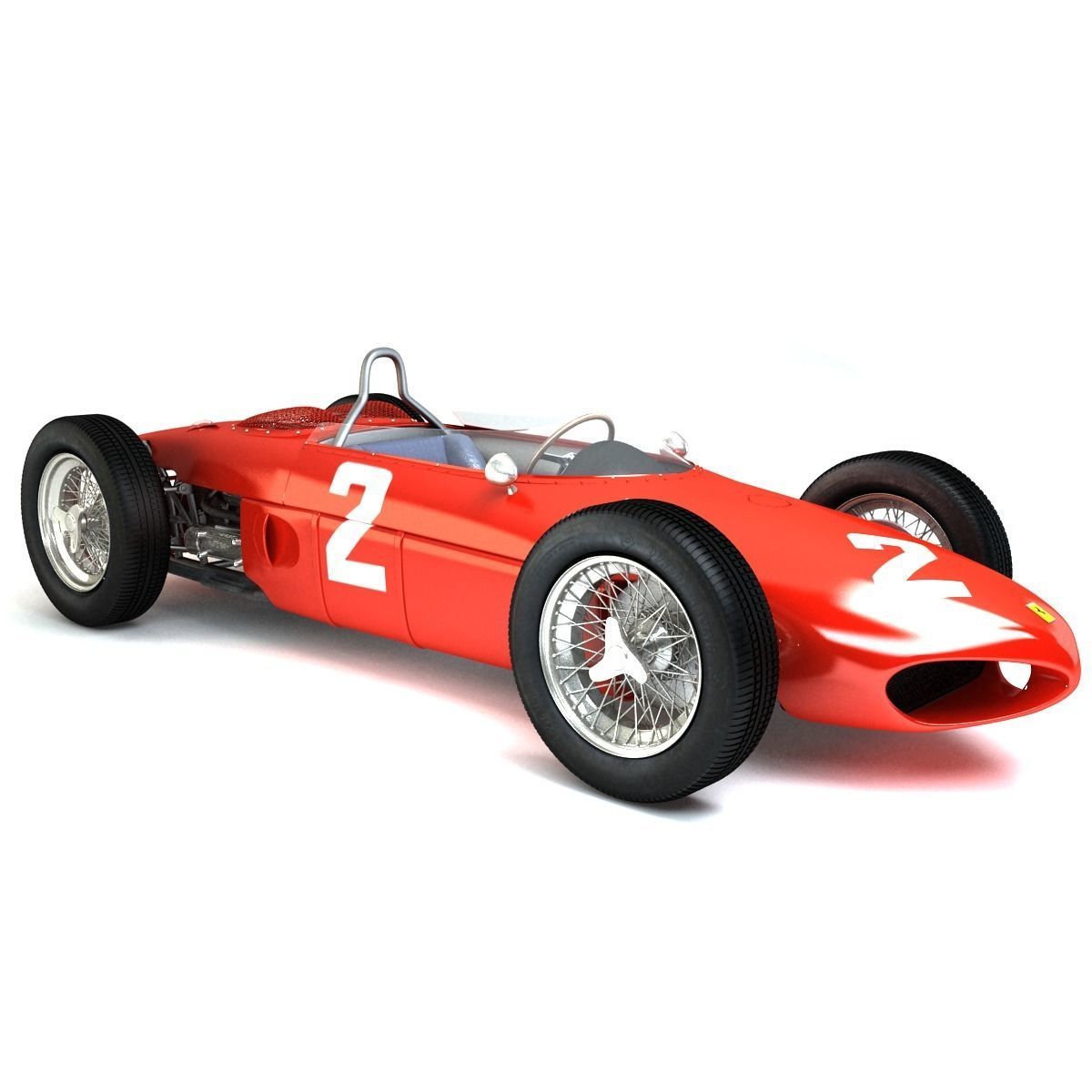 3D model 1961 Ferrari 156 Sharknose VR / AR / low-poly | CGTrader