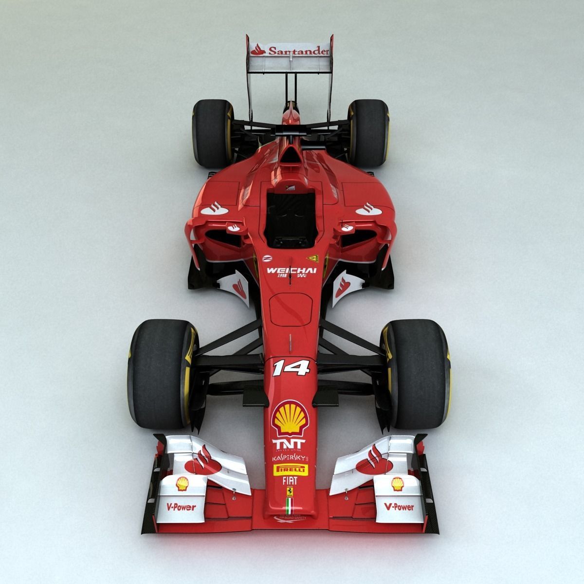 3D model 2014 Ferrari F14T VR / AR / low-poly | CGTrader