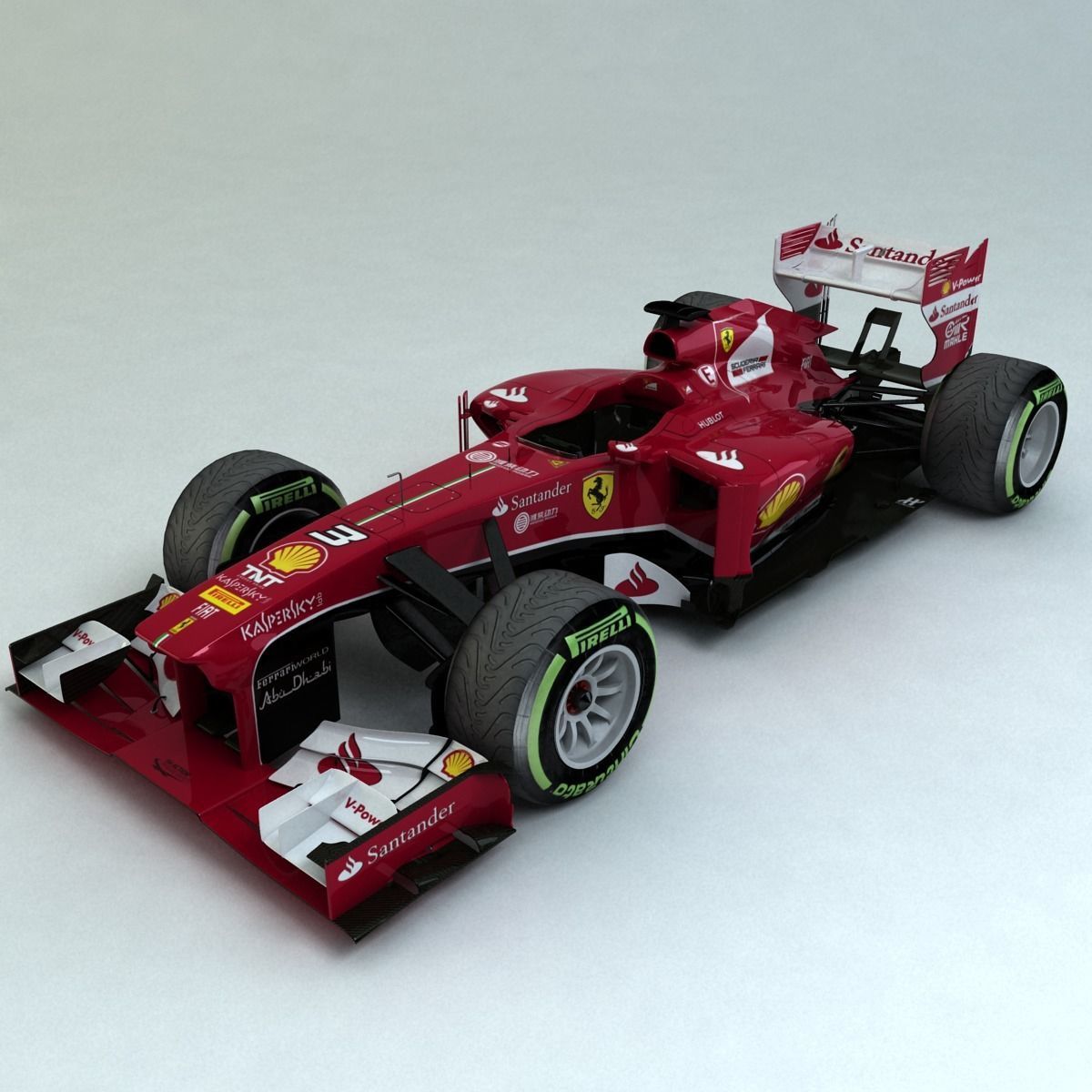 3D model 2013 Formula 1 Ferrari F138 VR / AR / low-poly | CGTrader