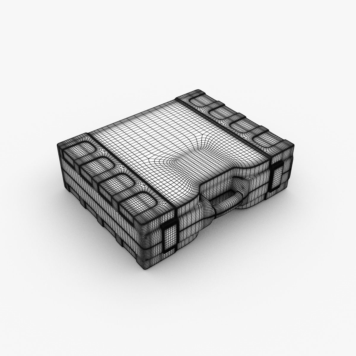 Plastic Briefcase 3D model | CGTrader