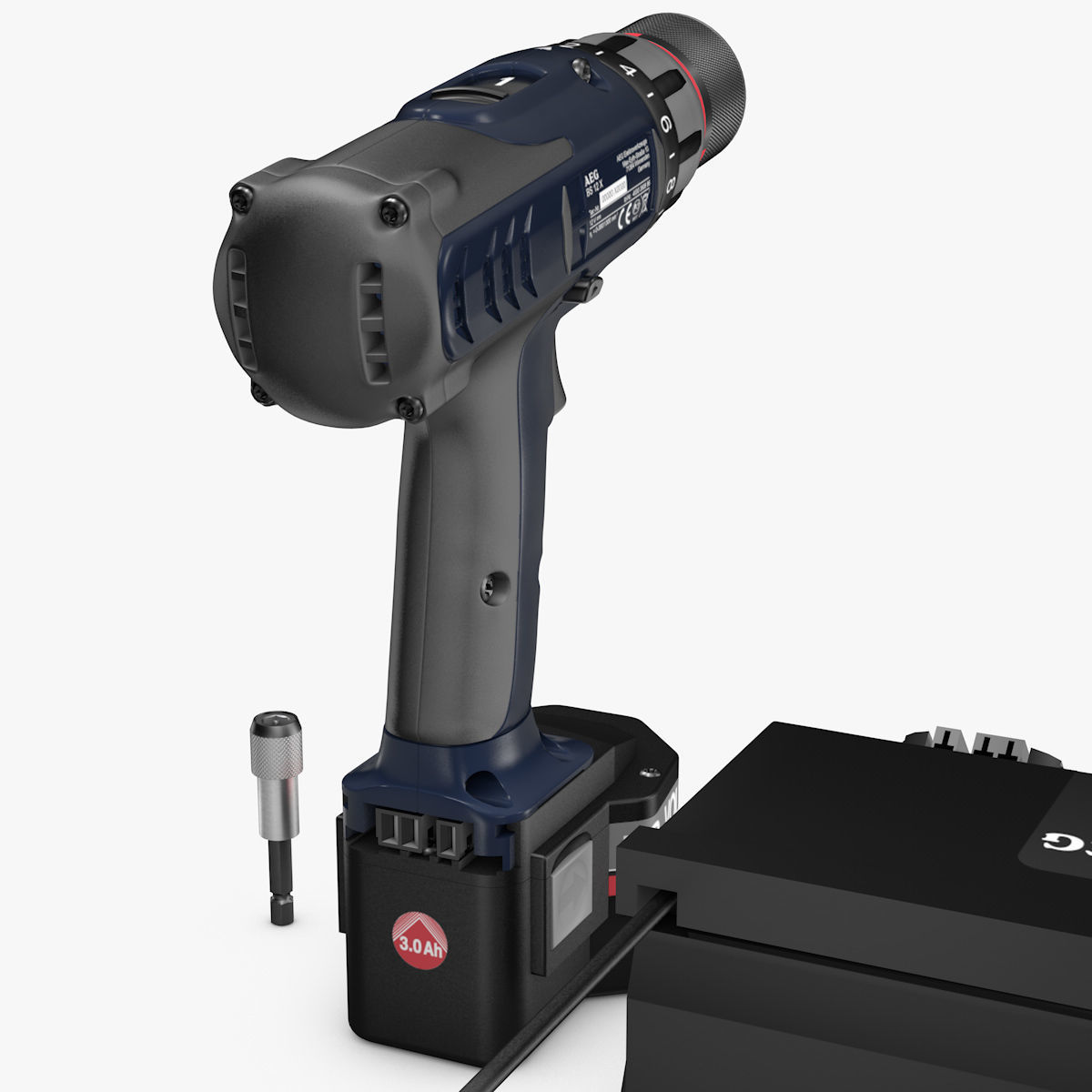 AEG screwdriver 3D model | CGTrader