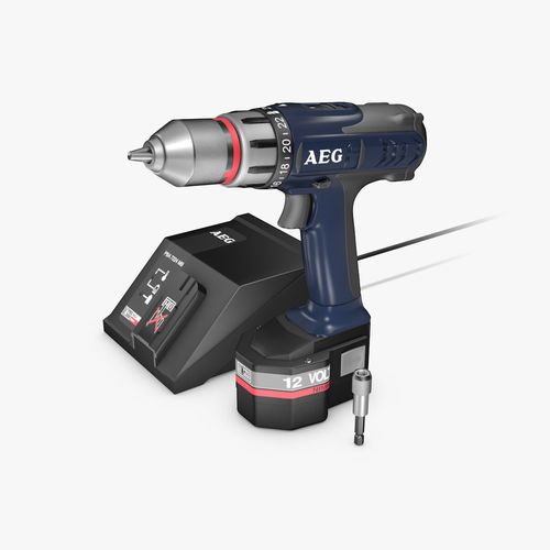 AEG screwdriver 3D model | CGTrader
