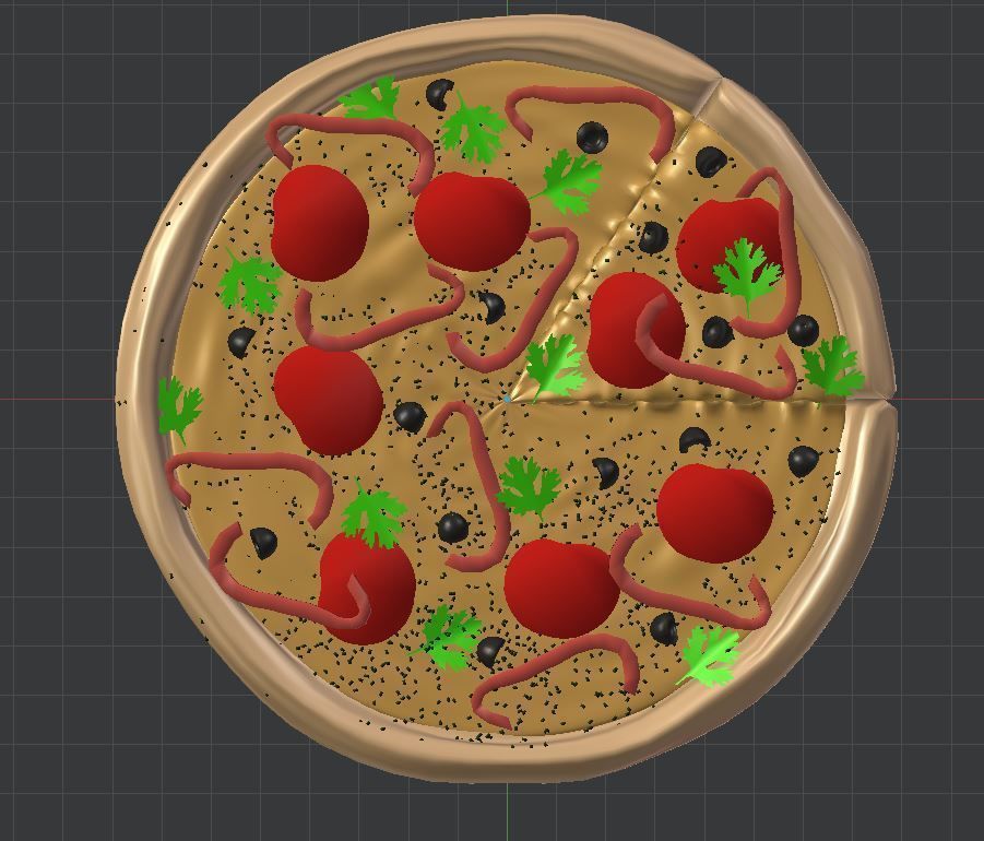 3D model realistic Pizza VR / AR / low-poly | CGTrader