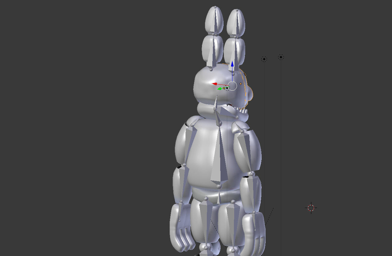 Unwithered Bonnie 3D model rigged | CGTrader