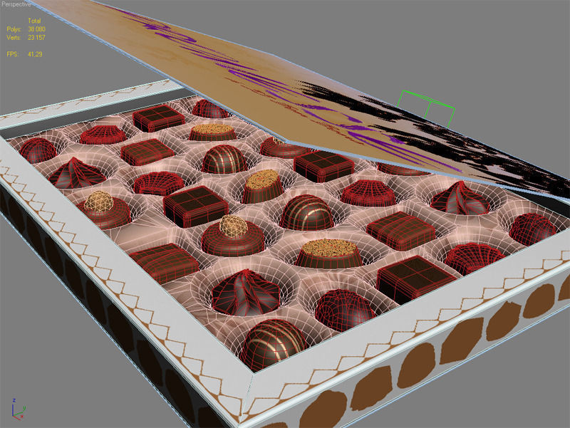 3D model Chocolate box VR / AR / low-poly animated | CGTrader