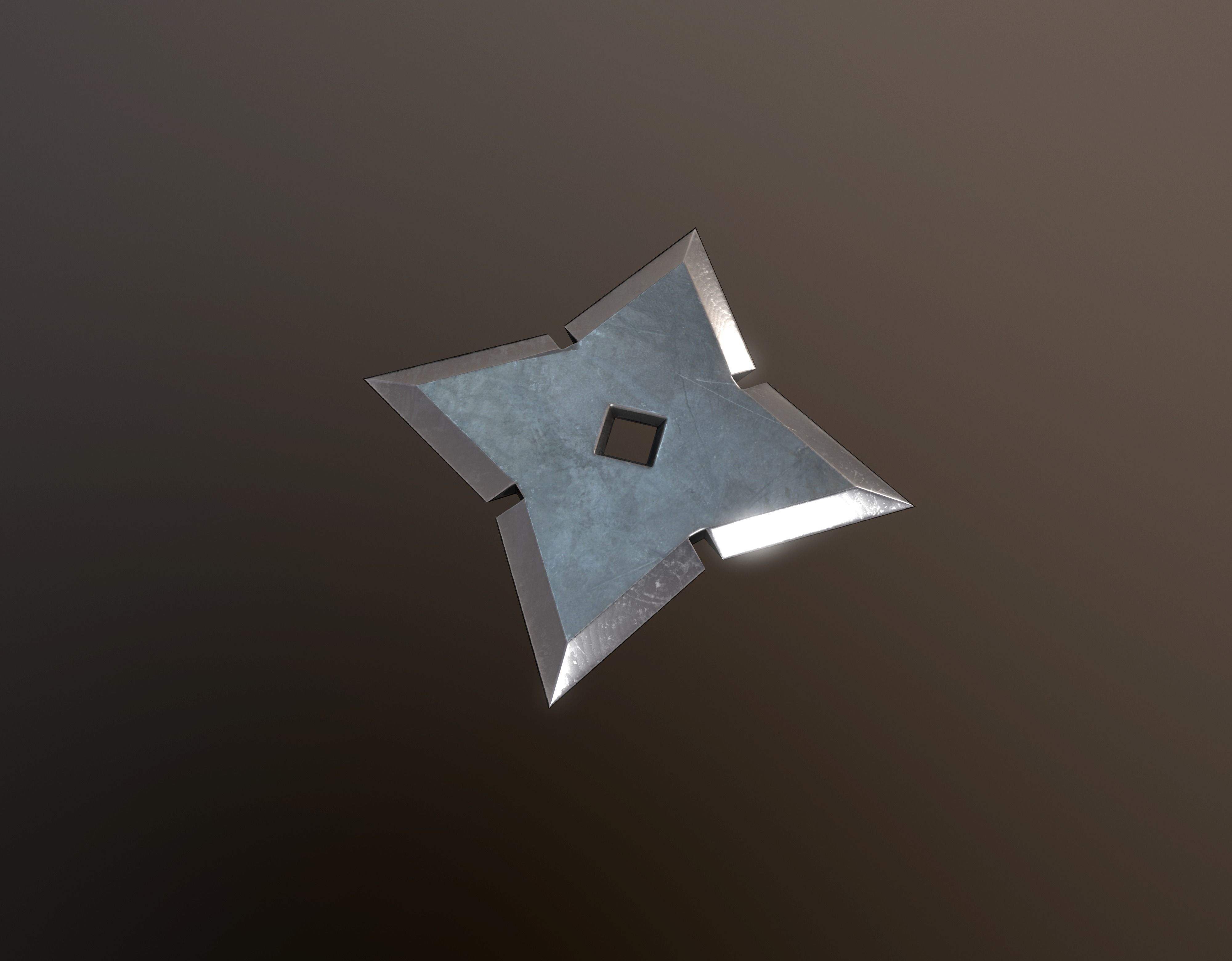 3D model Square Shuriken VR / AR / low-poly | CGTrader