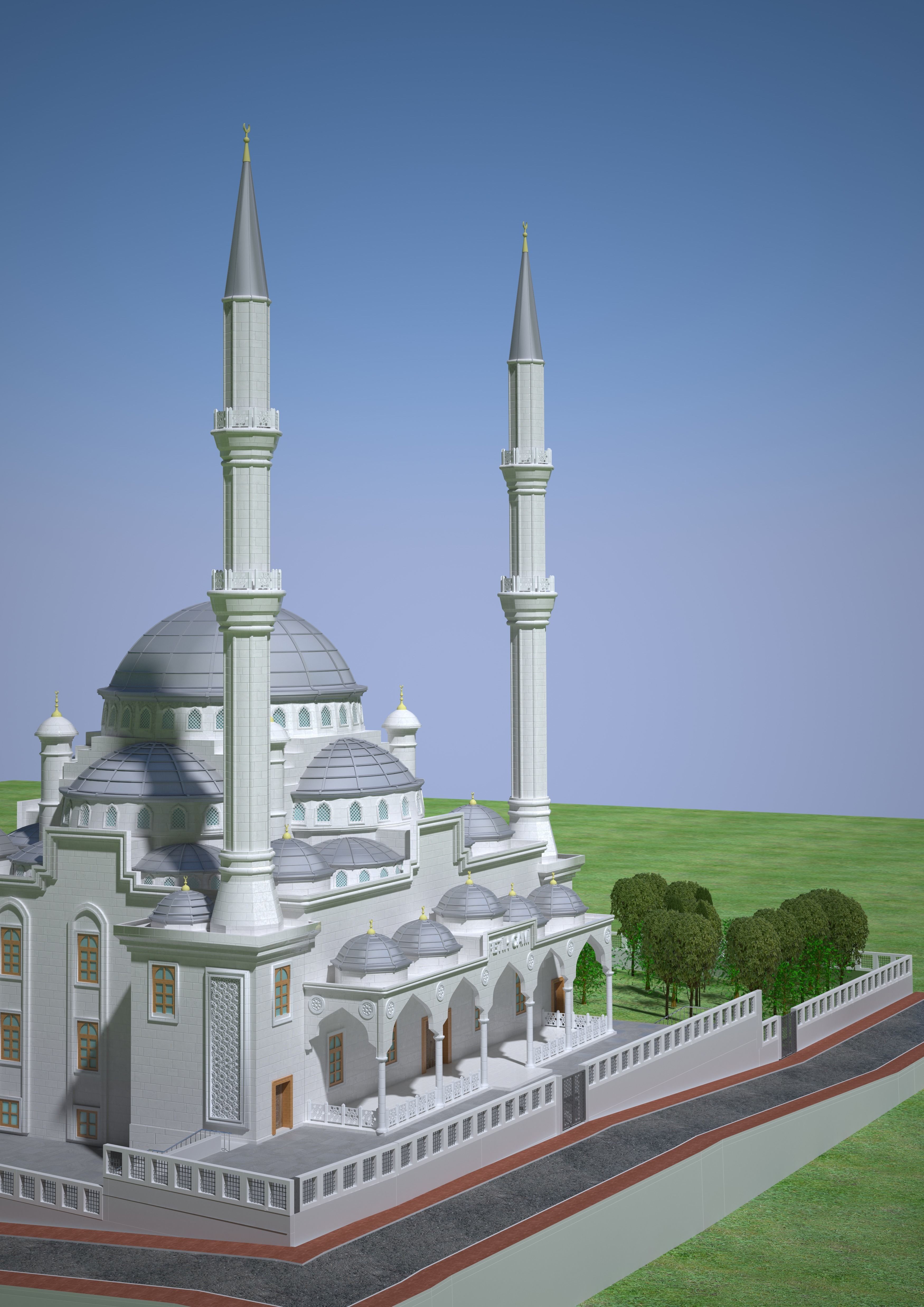 CLASSICAL OTTOMAN EMPIRE MOSQUE 3D model | CGTrader